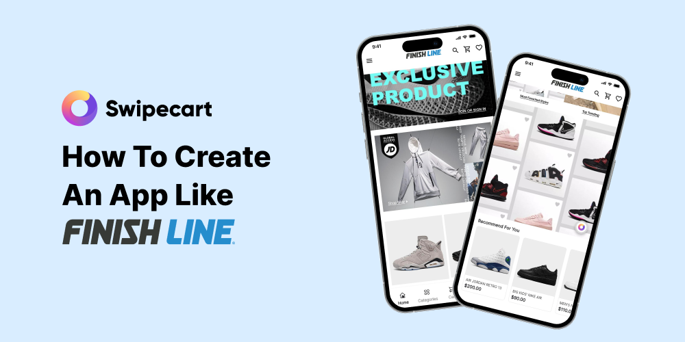 How to create an app like Finish Line