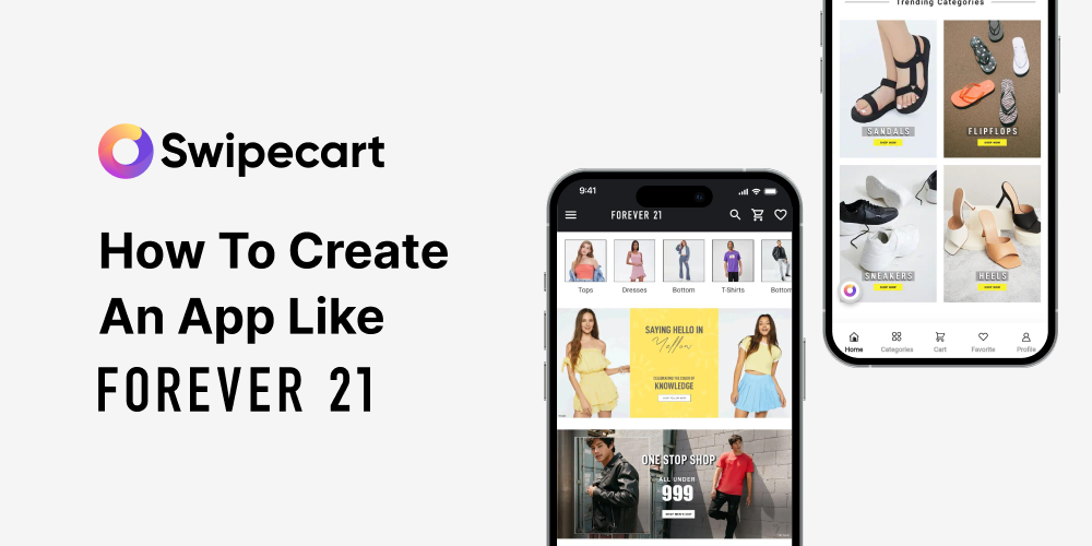 How to create an app like forever21