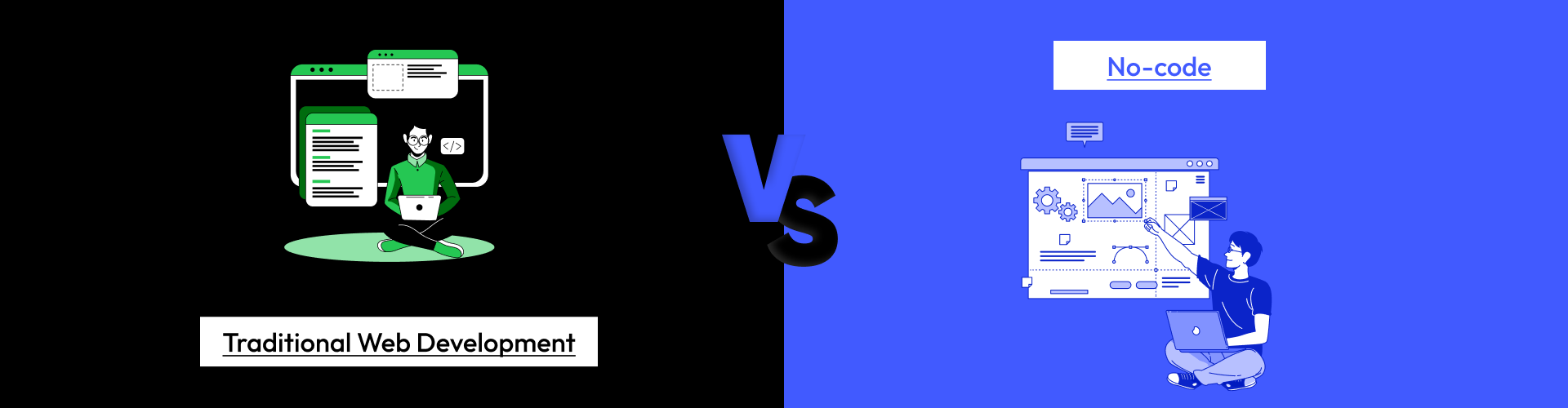 No-Code Vs Traditional Web Development: Pros and Cons of Each Approach