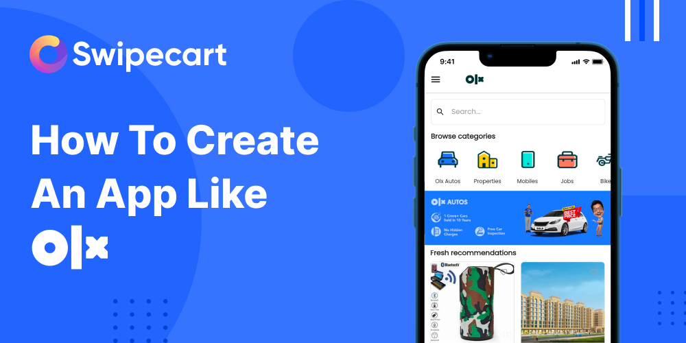 How to create an app like Olx
