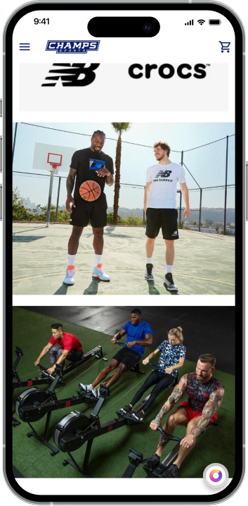 How to create an app like Champs Sports