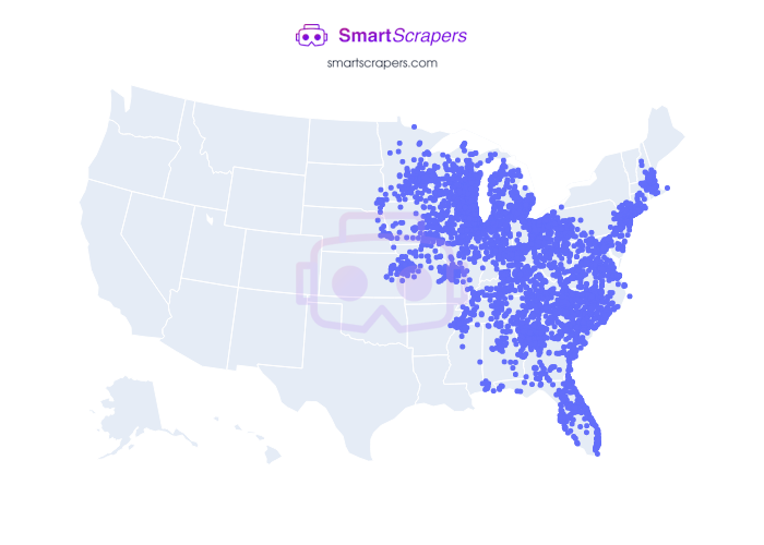 Numbers Of BP Gas Stations In United States SmartScrapers Numbers Of BP Gas Stations In United States SmartScrapers
