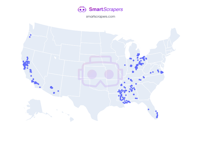 Numbers of Community Choice Financial in United States | SmartScrapers