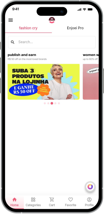 How to create an app like Enjoei