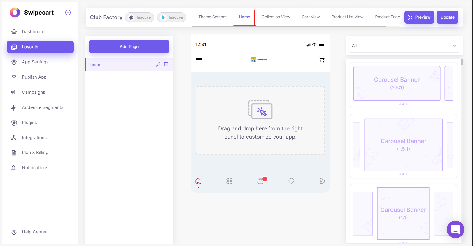 How to create an app like Club Factory