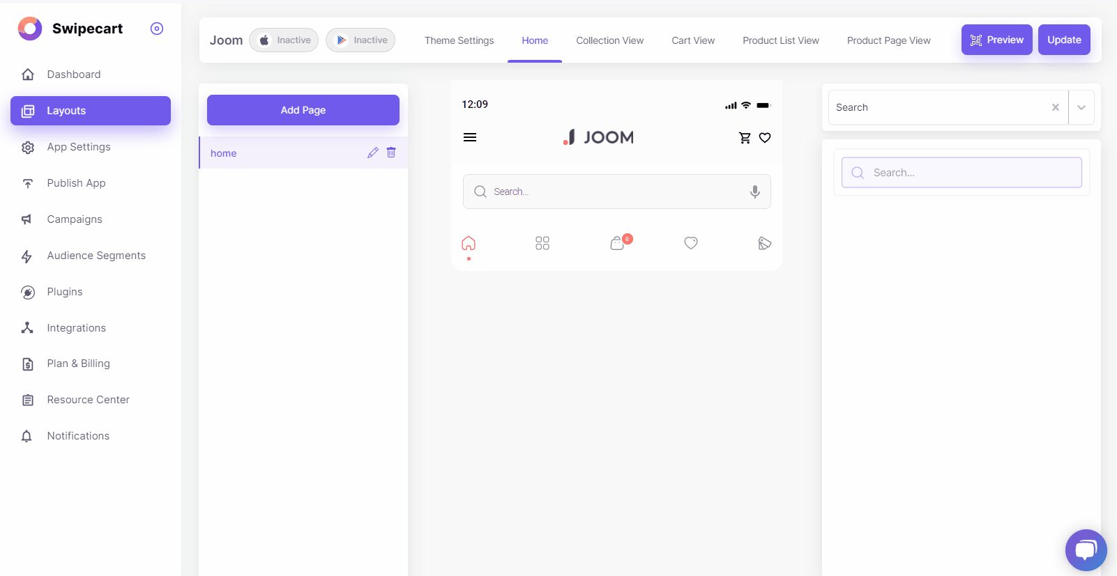 How to create an app like Joom