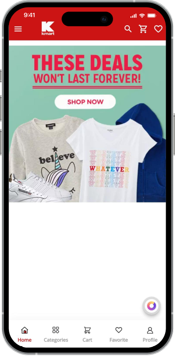 How to create an app like Kmart