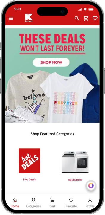 How to create an app like Kmart