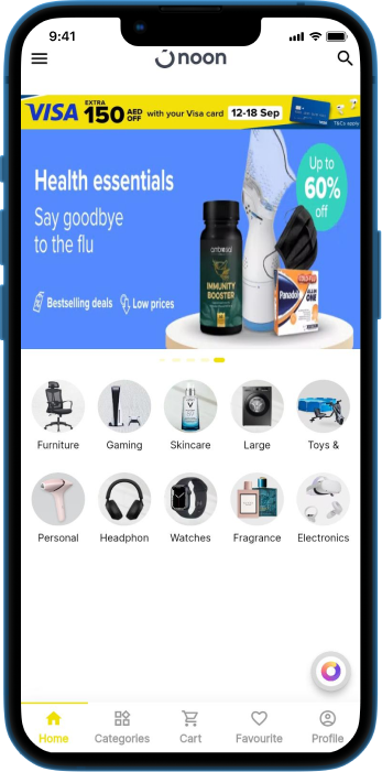 How to create an app like Noon E commerce