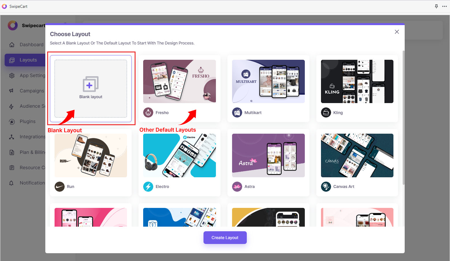 How to create an app like Sears