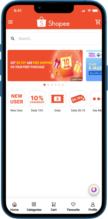 How to create an app like Shopee