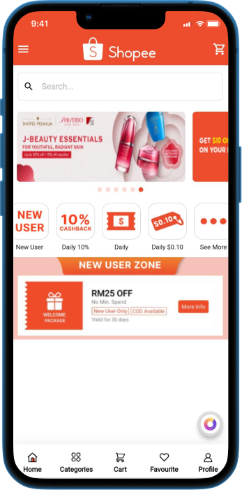 How to create an app like Shopee
