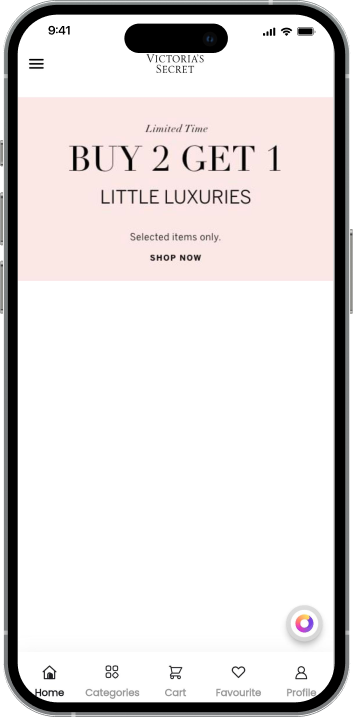How to create an app like Victoria's Secret