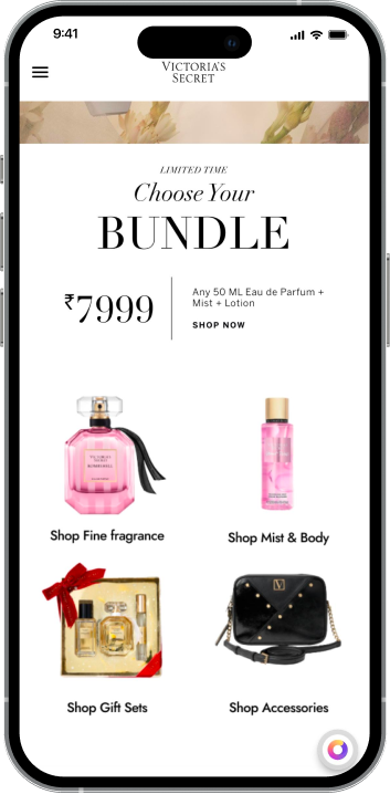 How to create an app like Victoria's Secret