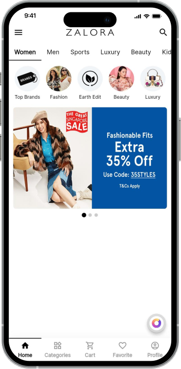 How to create an app like Zalora