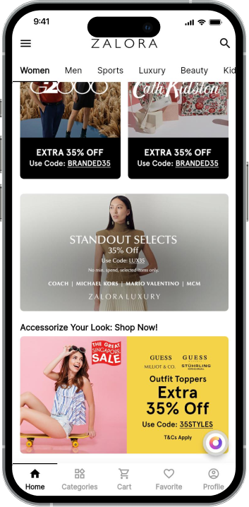 How to create an app like Zalora